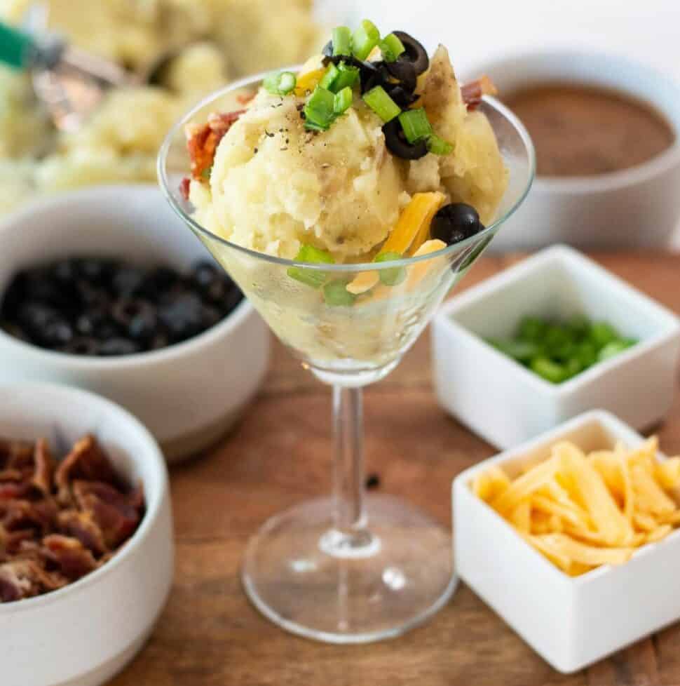Mashed Potato Toppings & Bar (+ Mashtini) - This Vivacious Life