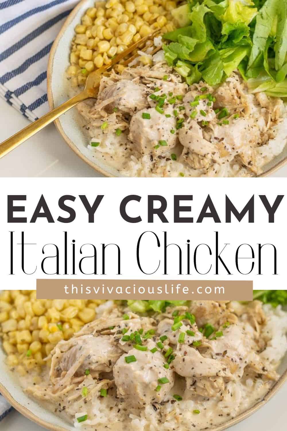 Easy Creamy Italian Chicken (Instant Pot and Slow Cooker Options)