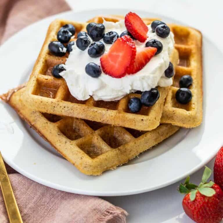 BEST Gluten-Free Waffles (Fluffy & Crispy) - This Vivacious Life