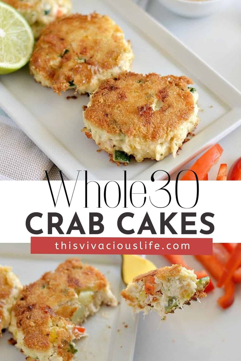 Whole30 Gluten-Free Crab Cakes - This Vivacious Life