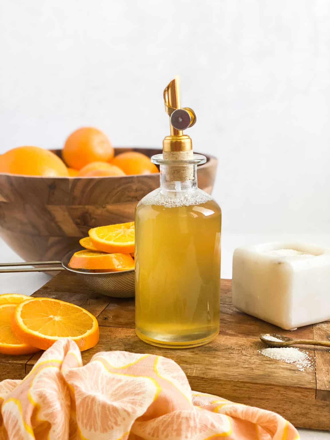 2-Ingredient Orange Simple Syrup in 10 Minutes