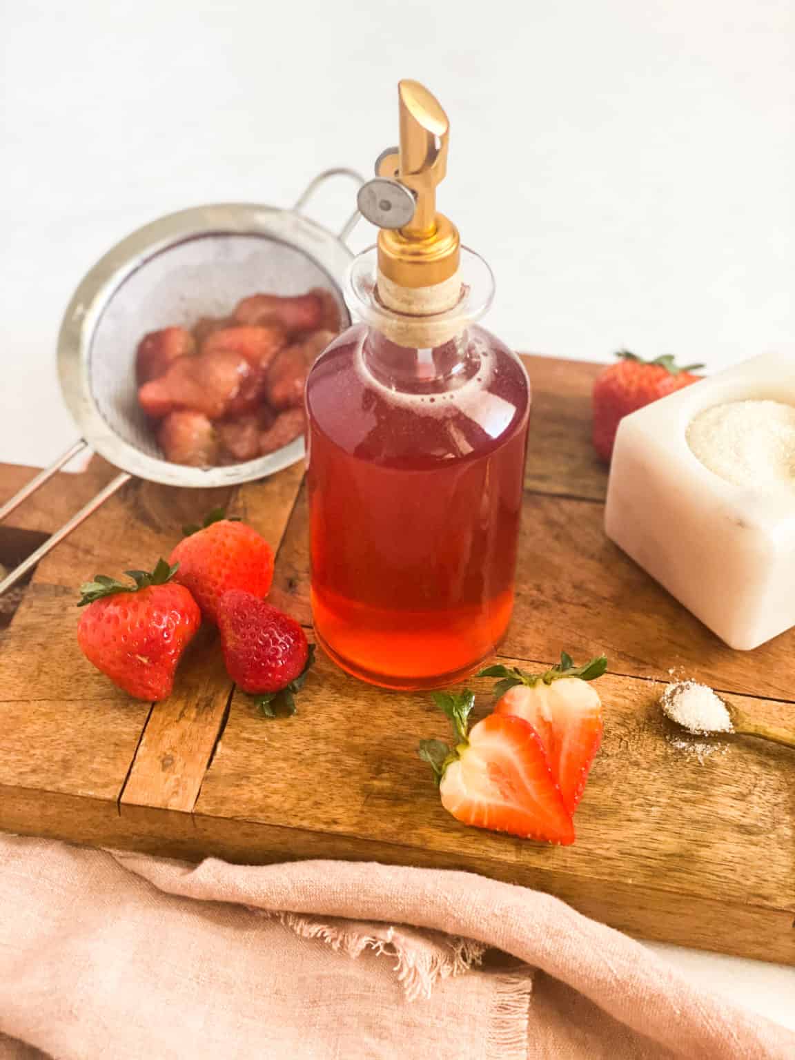 Strawberry Simple Syrup - This Vivacious Life