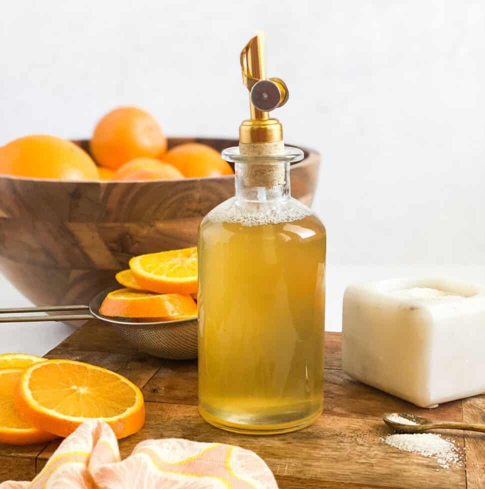 2-Ingredient Orange Simple Syrup in 10 Minutes