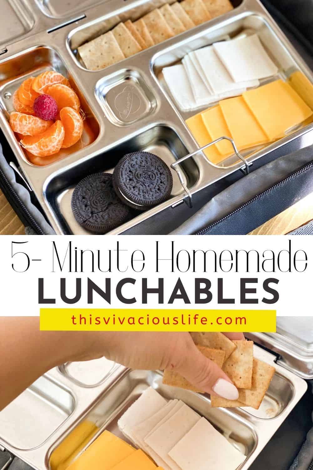 5-Minute Homemade Lunchables - This Vivacious Life