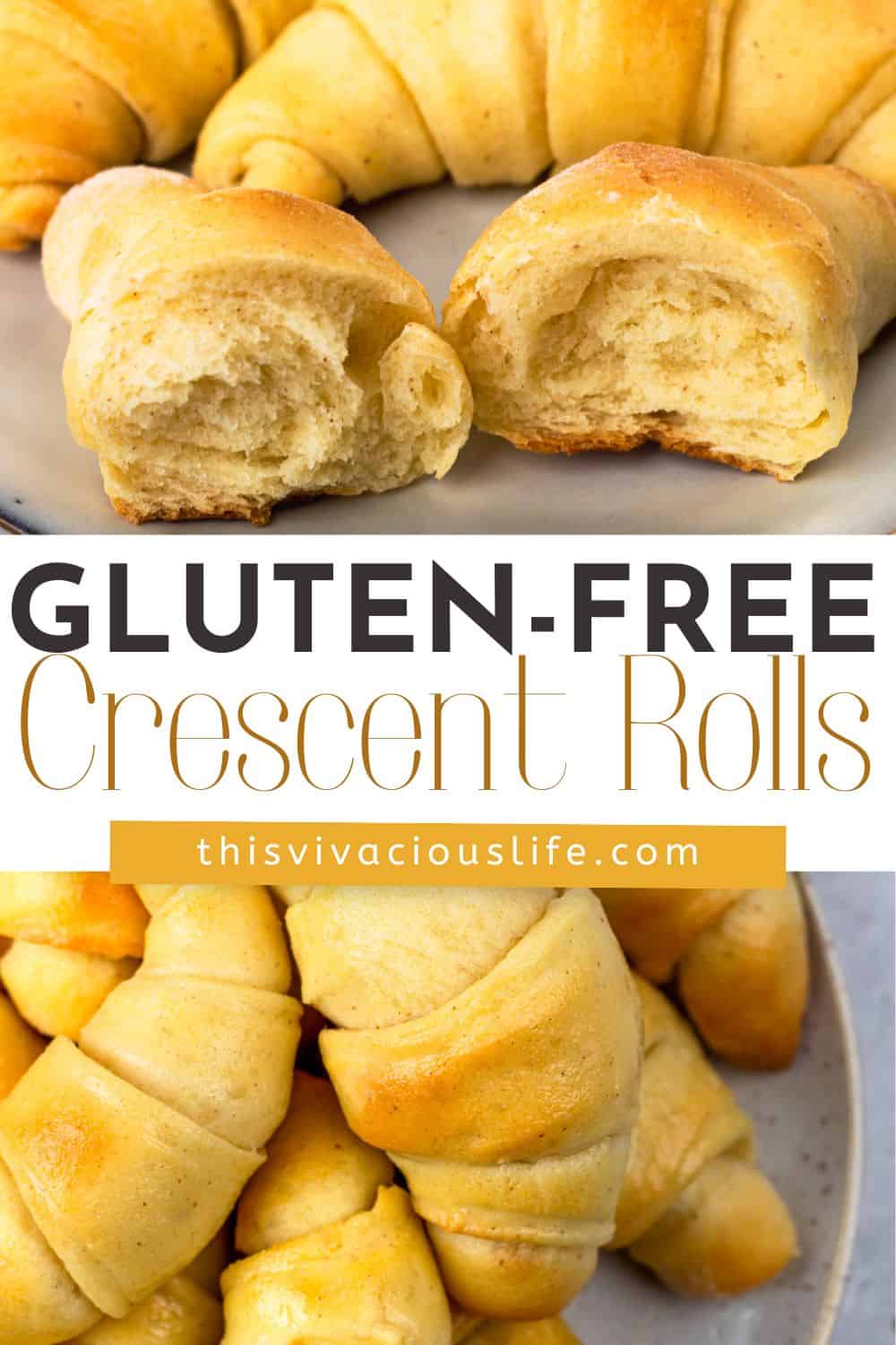 Flaky, Buttery Gluten Free Crescent Rolls (That defy gluten free gravity!)