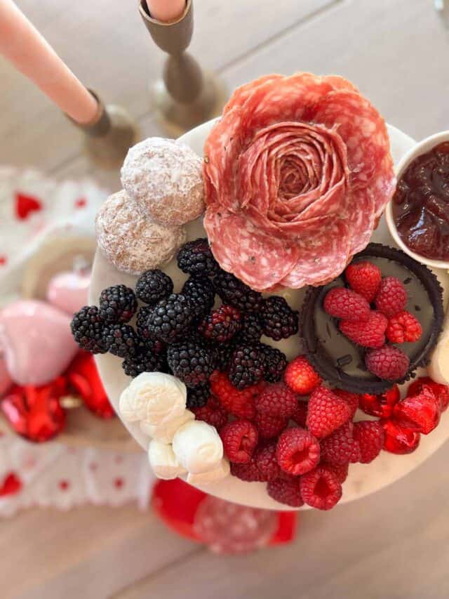 Charcuterie Rose in 2 Minutes - This Vivacious Life