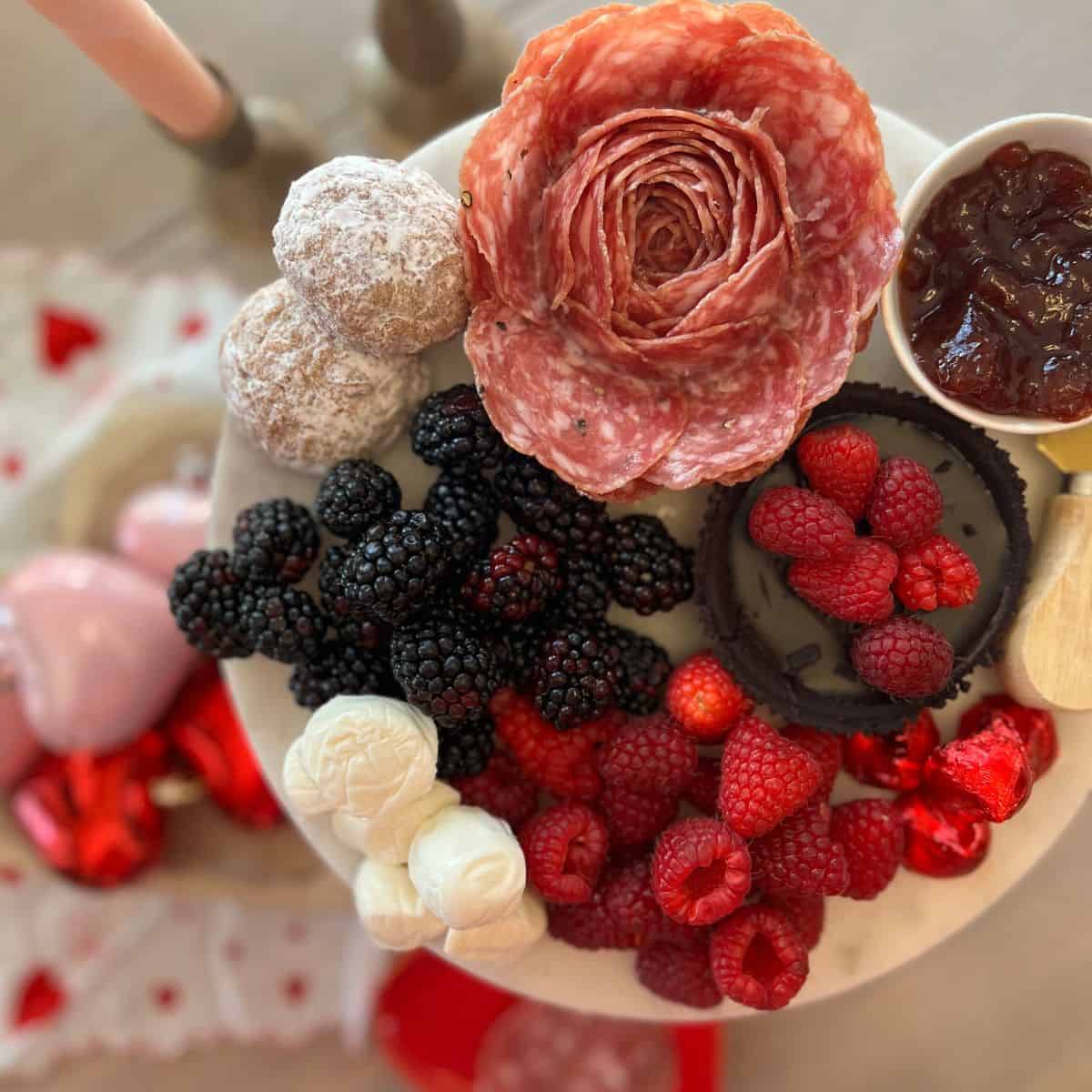 Charcuterie Rose in 2 Minutes - This Vivacious Life