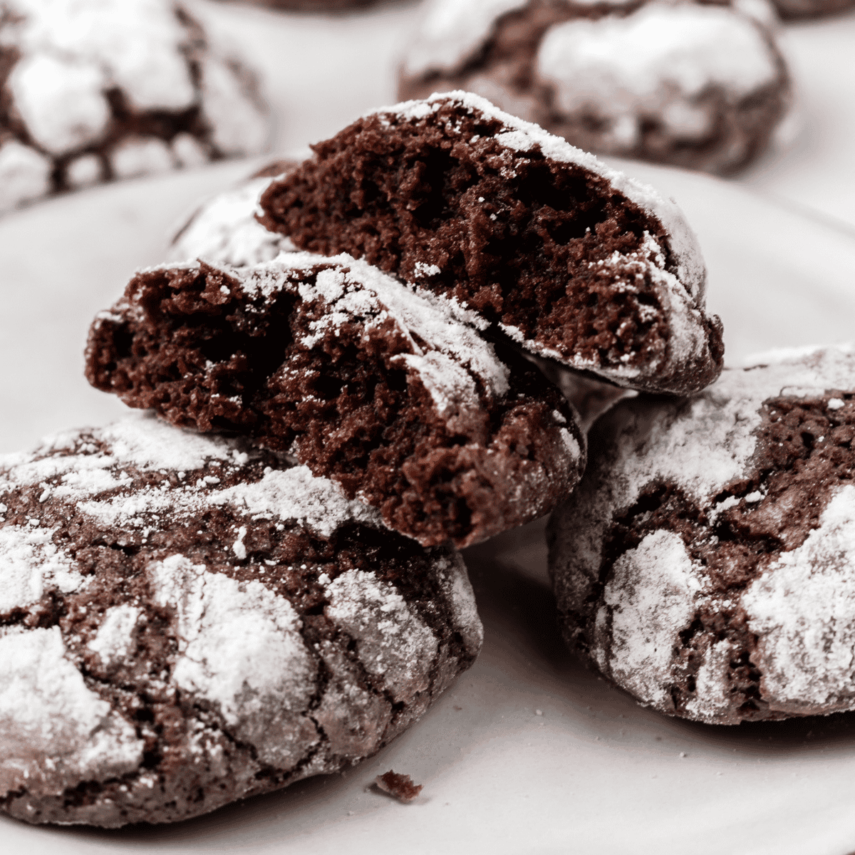15-Minute Gluten Free Chocolate Crinkle Cookies