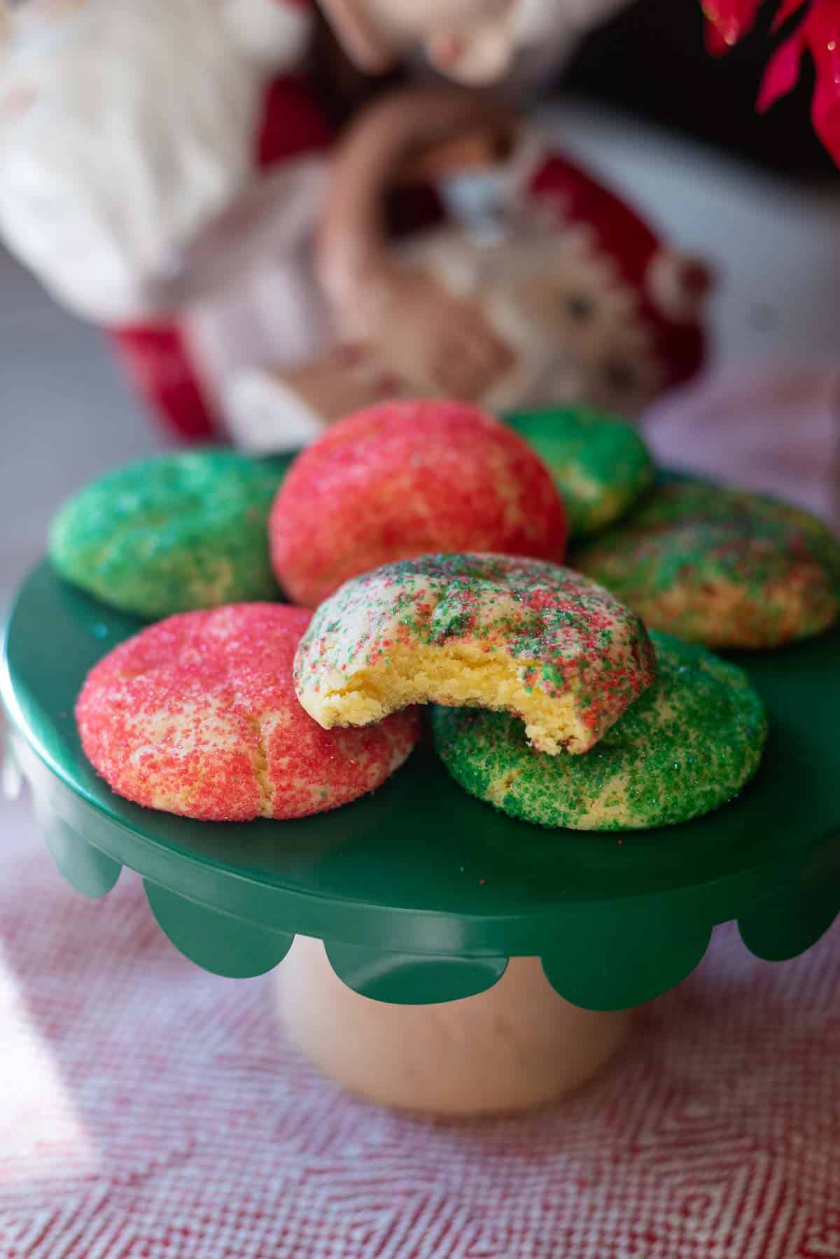 15-Minute Gluten Free Christmas Cookies with Sprinkles (5-Ingredient)