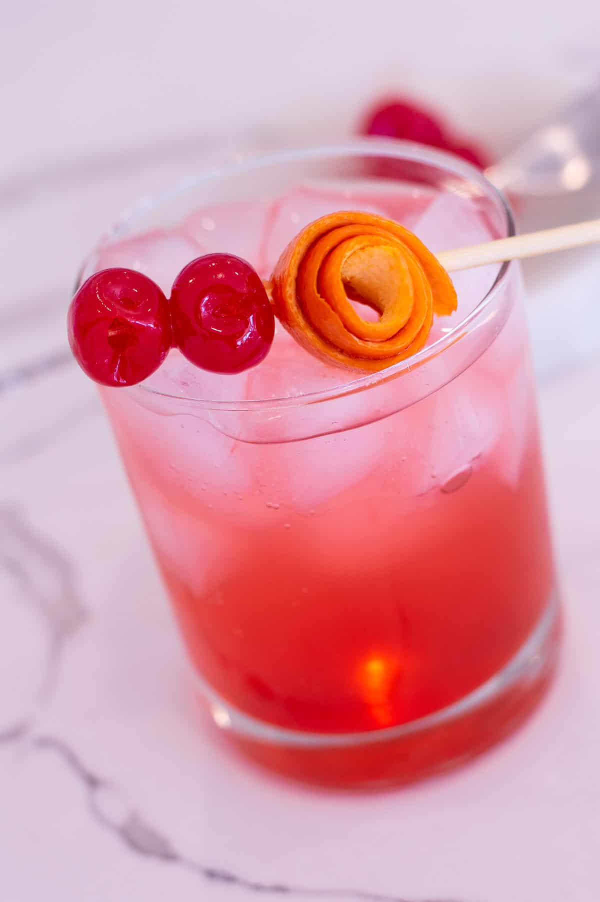 Shirley Temple Mocktail (without Sprite) - This Vivacious Life