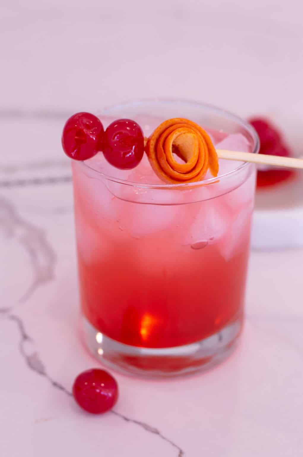 Shirley Temple Mocktail (without Sprite) - This Vivacious Life