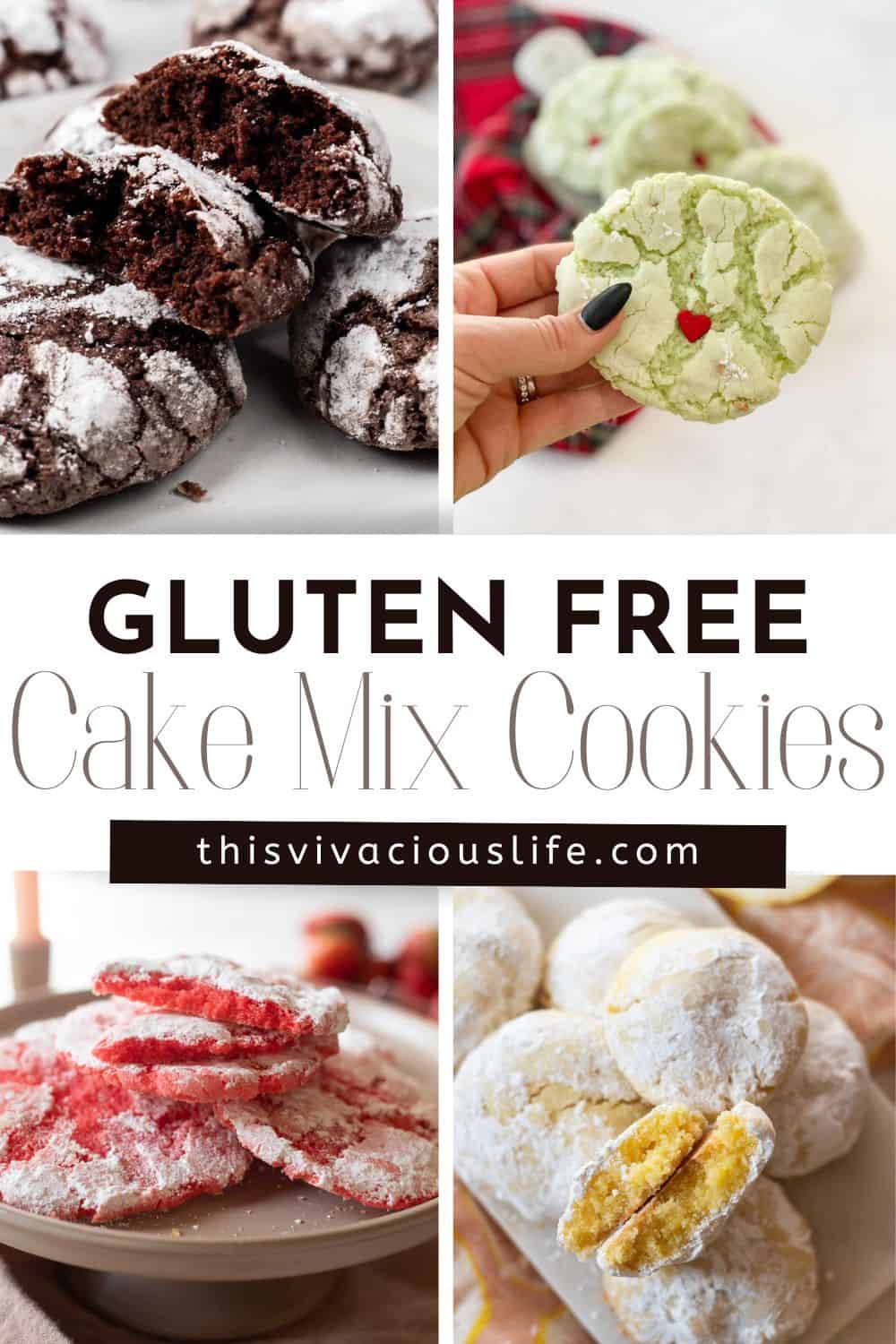 15-Minute Gluten-Free Cake Mix Cookies (so soft and buttery!)