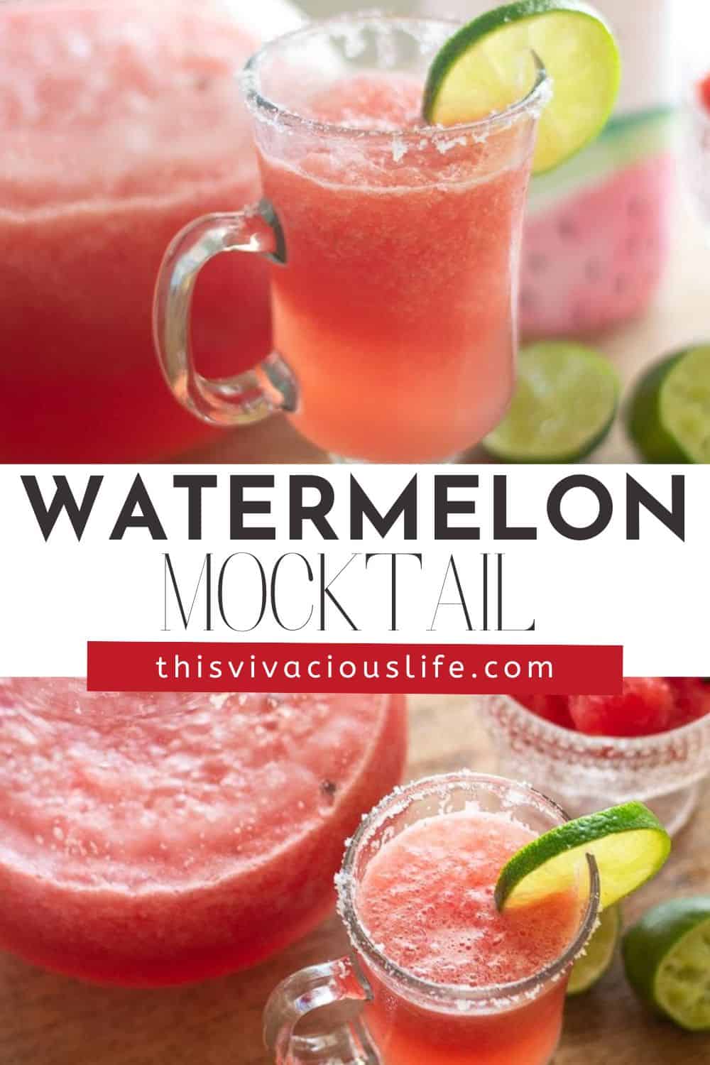 Frozen Watermelon Mocktail in Minutes