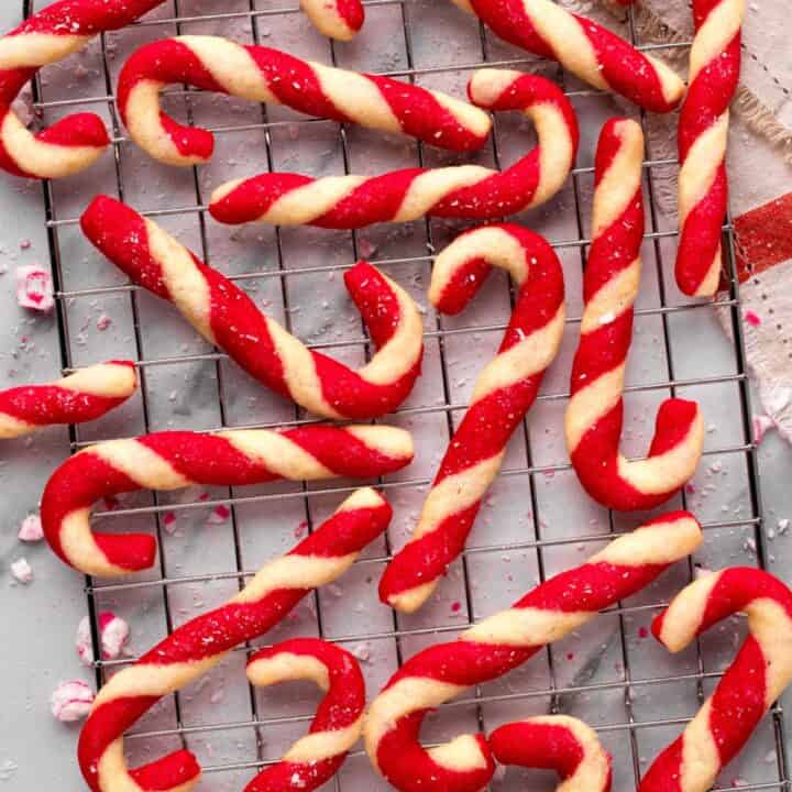 Soft Gluten Free Candy Cane Cookies - This Vivacious Life
